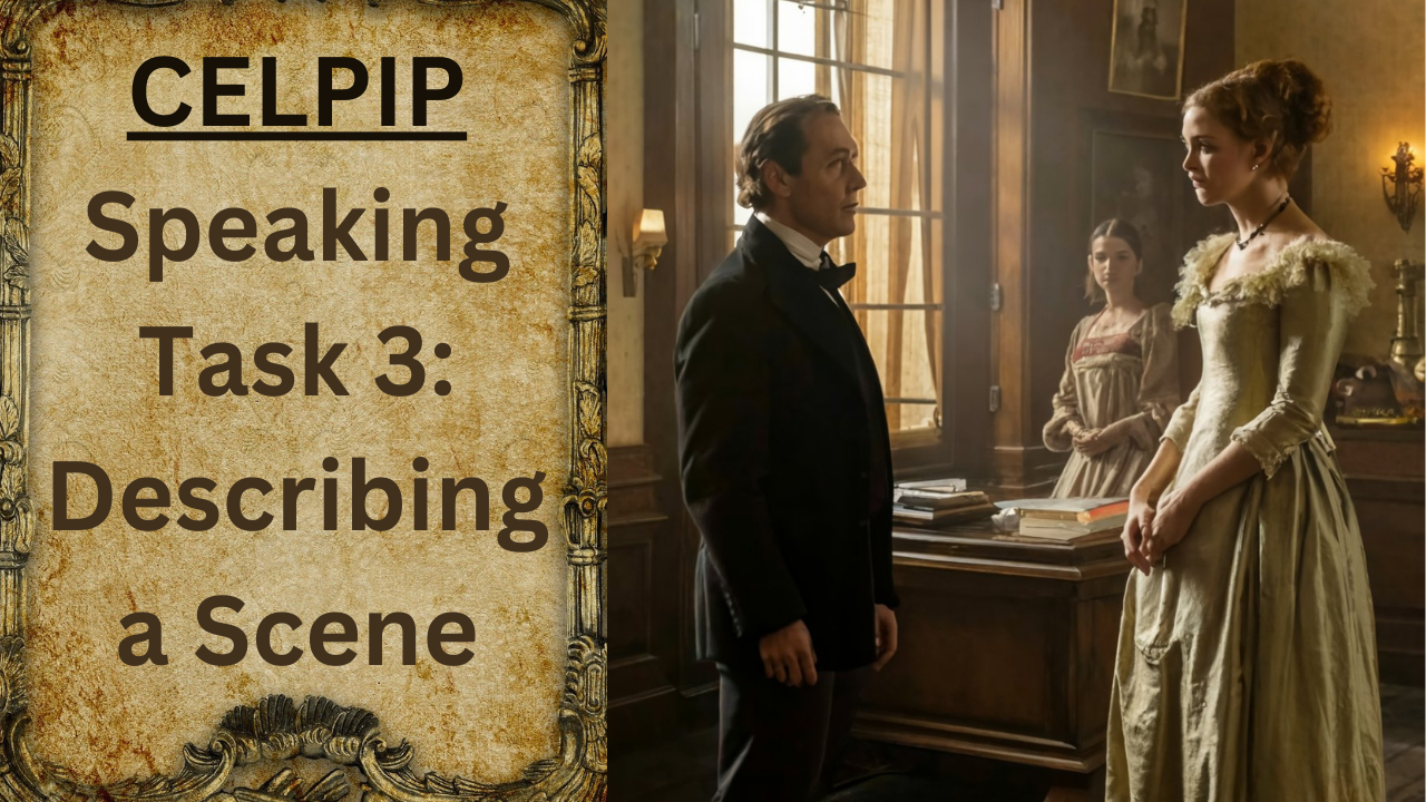 CELPIP Speaking Task 3: Describing A Scene