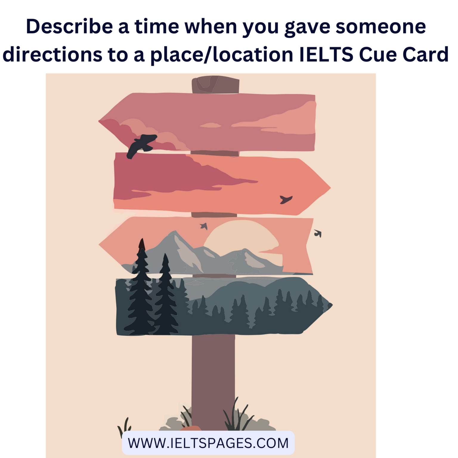 Describe A Time When You Gave Someone Directions To A Place/location ...